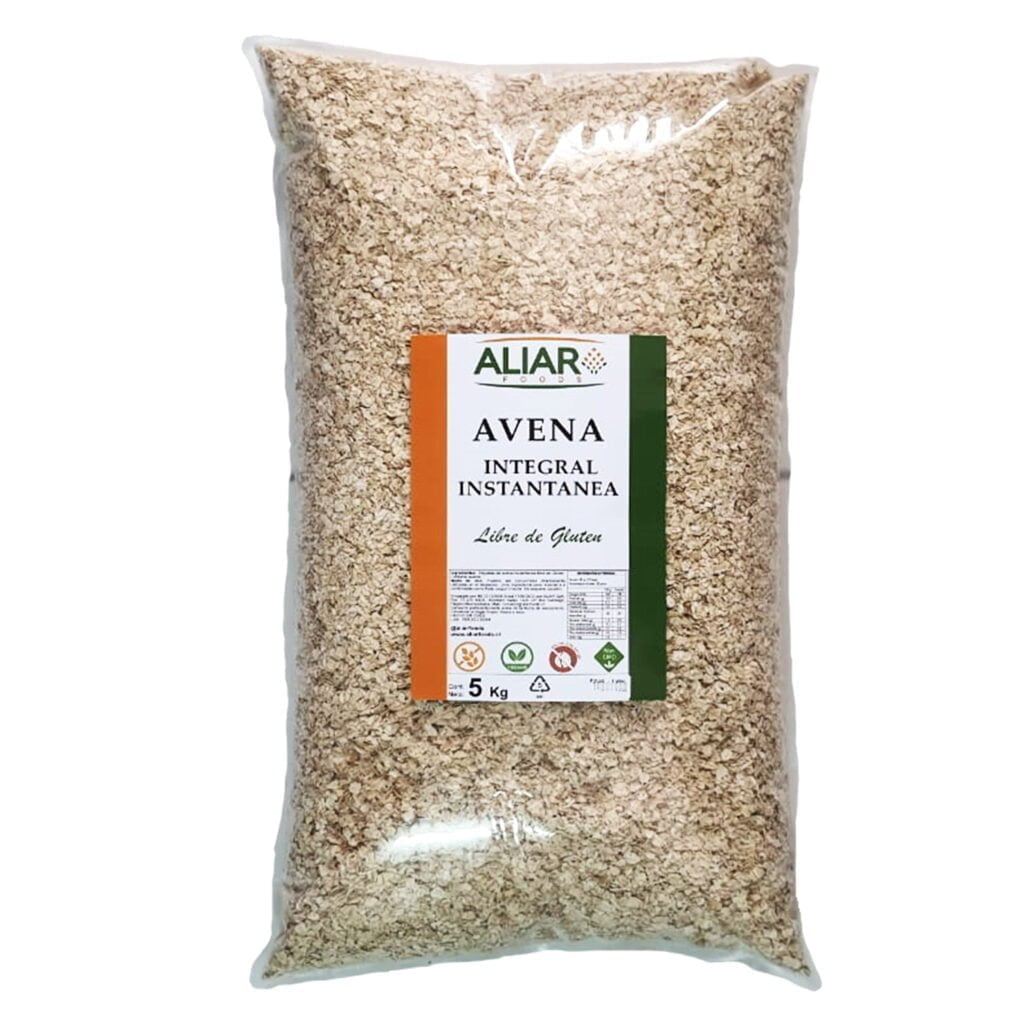 Avena Integral Instantánea Aliar Foods x 5 Kg Sin Gluten - Aliar Foods