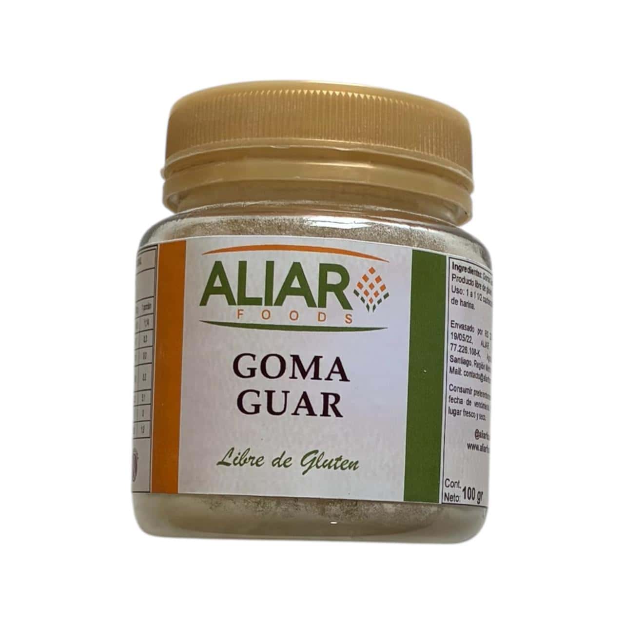 Goma Guar x 100 gr Sin Gluten Aliar Foods - Aliar Foods